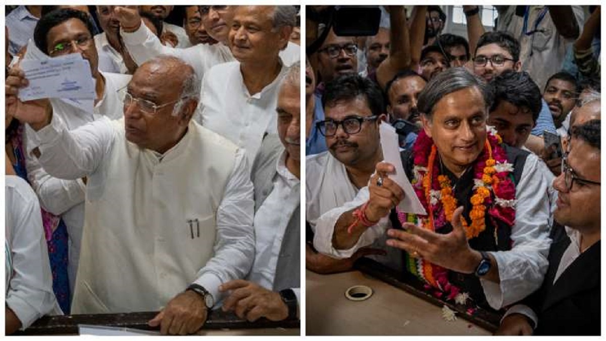 Congress President Election Results Mallikarjun Kharge Vs Shashi Tharoor Counting Of Votes Sonia 