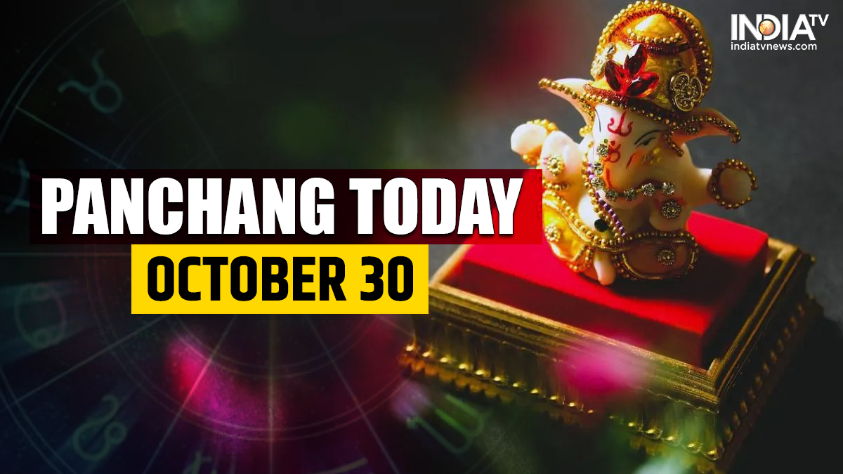 Aaj Ka Panchang, October 30: Know Sunday's Panchang, Rahukal, Shubh ...