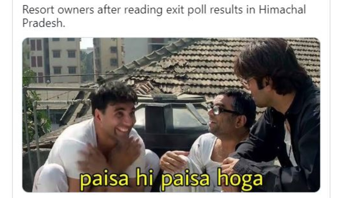 Himachal Pradesh Election Results 2022: Memes on tourists booking ...