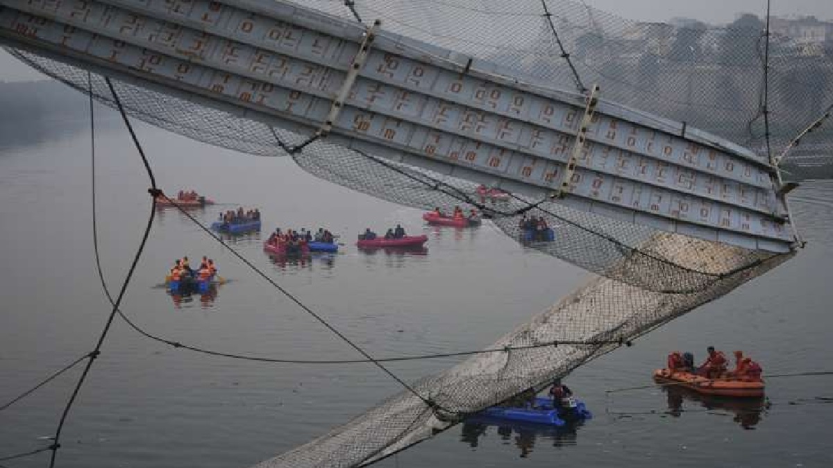 Morbi bridge: Nearly half of wires may be already broken even before ...