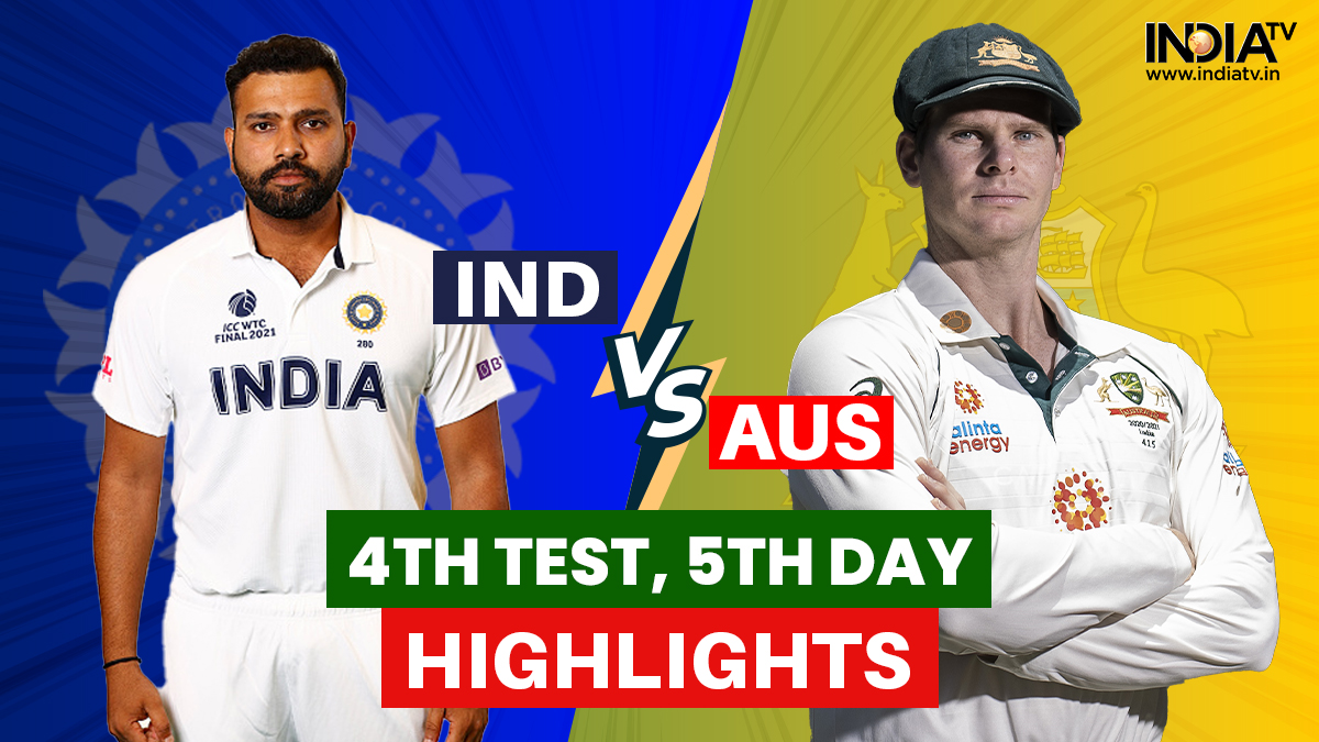 IND vs AUS 4th Test, Day 5 Stumps: Ahmedabad test ends in draw, India ...