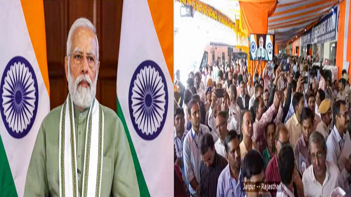 PM Modi virtually flags off Rajasthan's first 'Vande Bharat Express ...