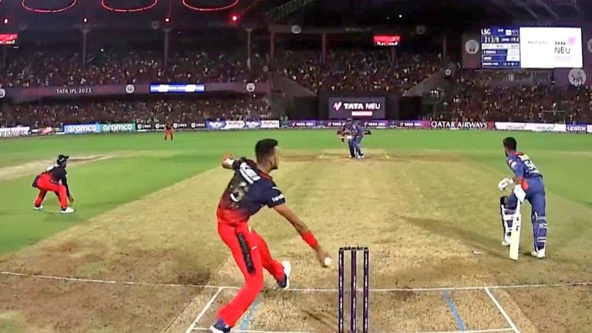 RCB vs LSG: Why was Harshal Patel's run-out appeal at non-striker's end ...