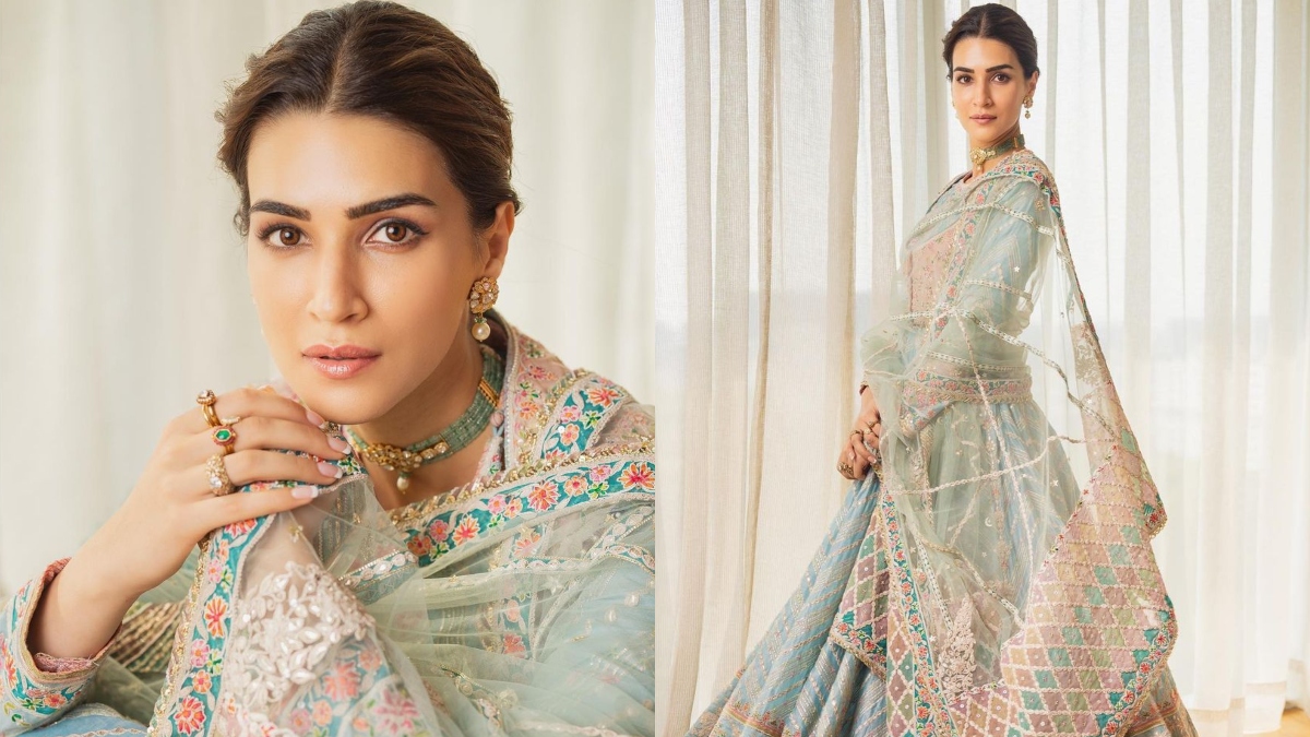 The Graceful Muse Kriti Sanonss Traditional Outfits That Redefine