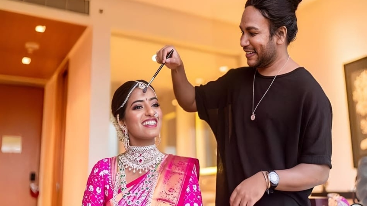Secrets of Bridal Makeup: Discovering the allure of dewy, matte, and shimmery looks with Sandeep ...