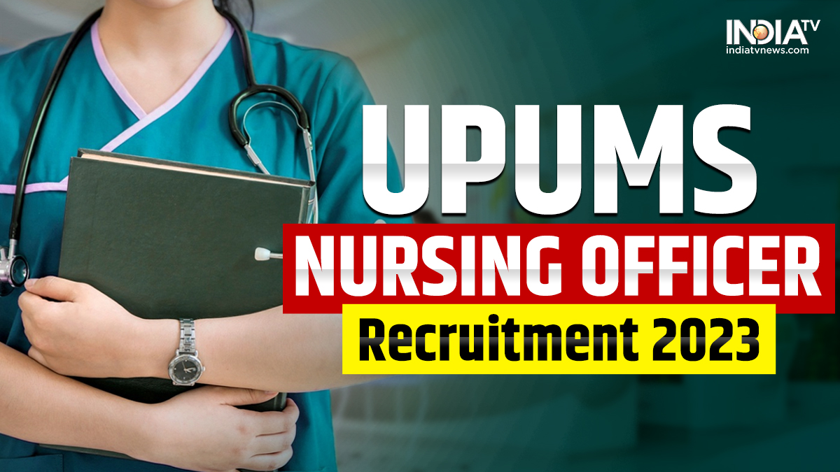 Upums Nursing Officer Recruitment 2023 Apply Online For 600 Vacancies