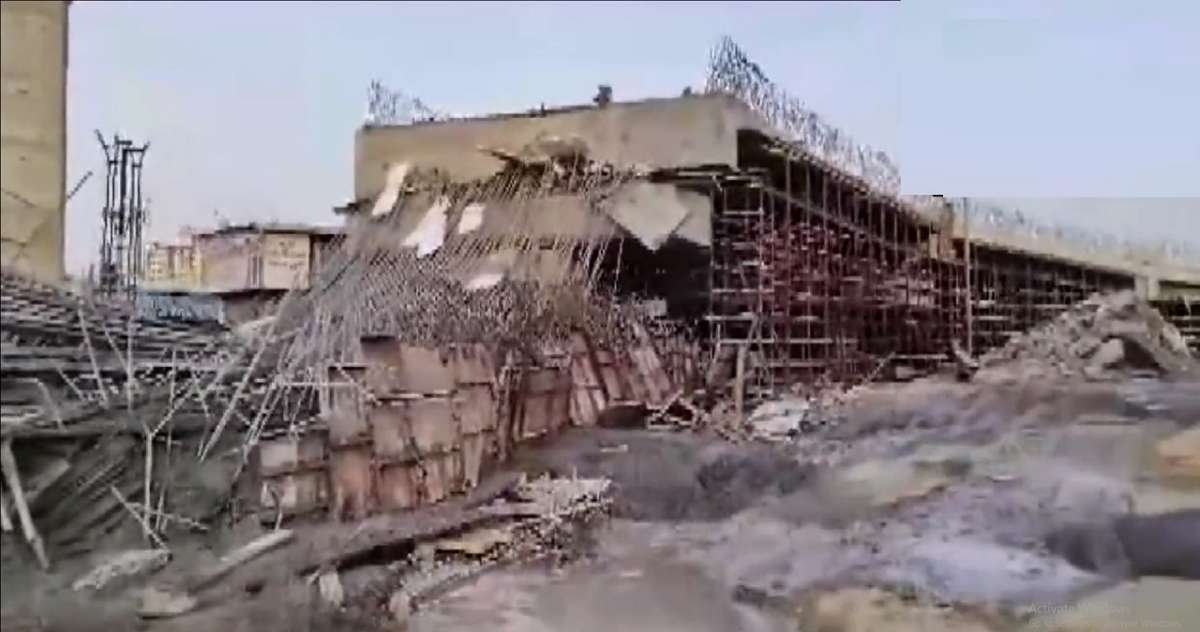 Hyderabad: 8 people injured after flyover slab collapsed in LB Nagar ...