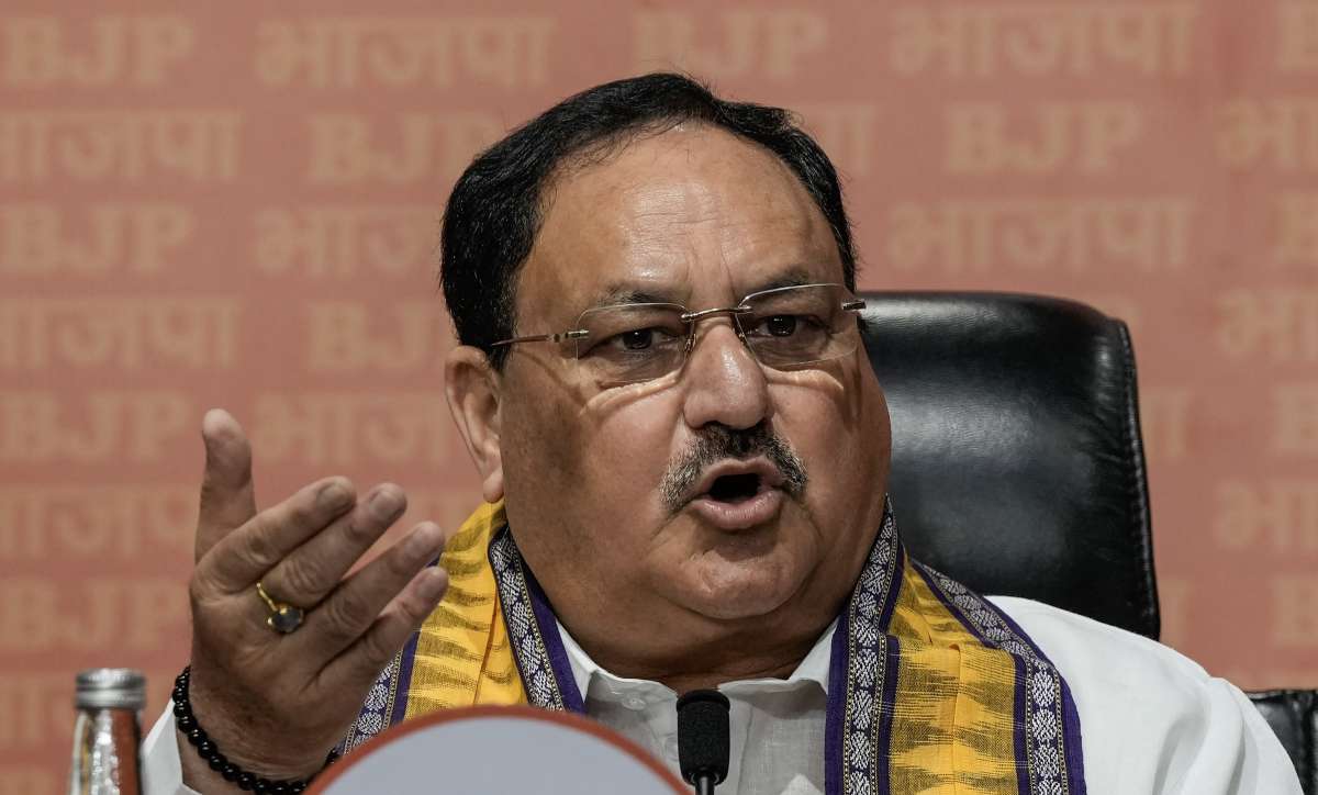 BJP chief Nadda attacks Gandhi family over 'anti-Sanatan dharma' remarks | India News – India TV