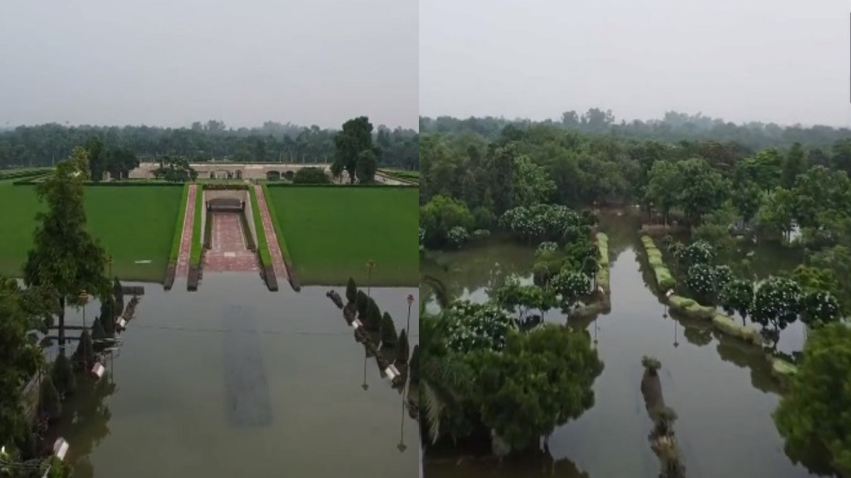 Delhi: Rajghat remains waterlogged even as Yamuna water level drops below danger mark | Delhi ...