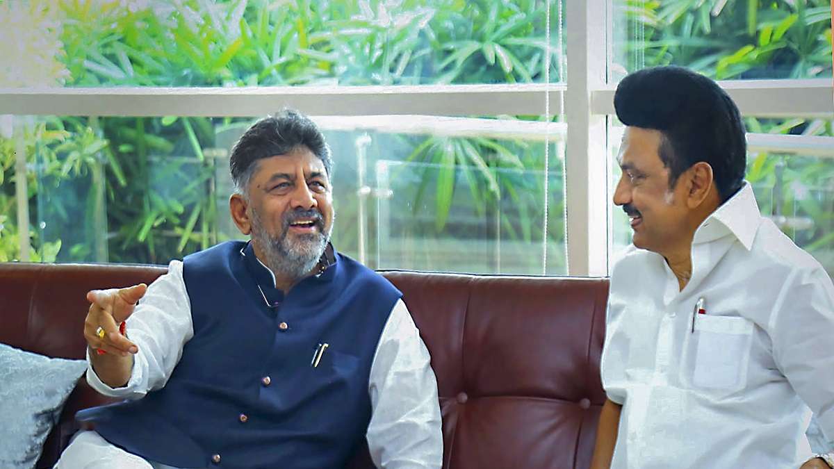 Cauvery water issue DK Shivakumar holds all party meeting tells Opposition state facing rainfall ...