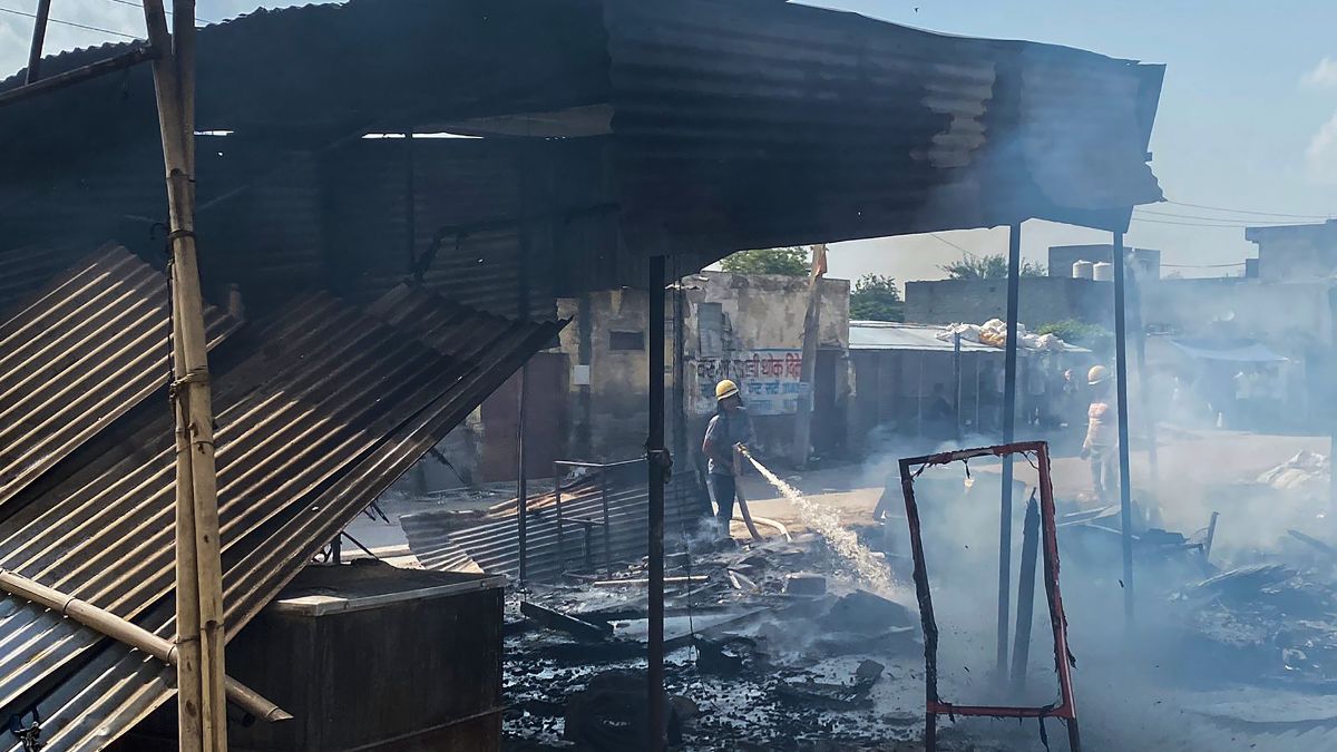 Haryana violence: Motorcycle-borne men vandalise shops in Panipat ...