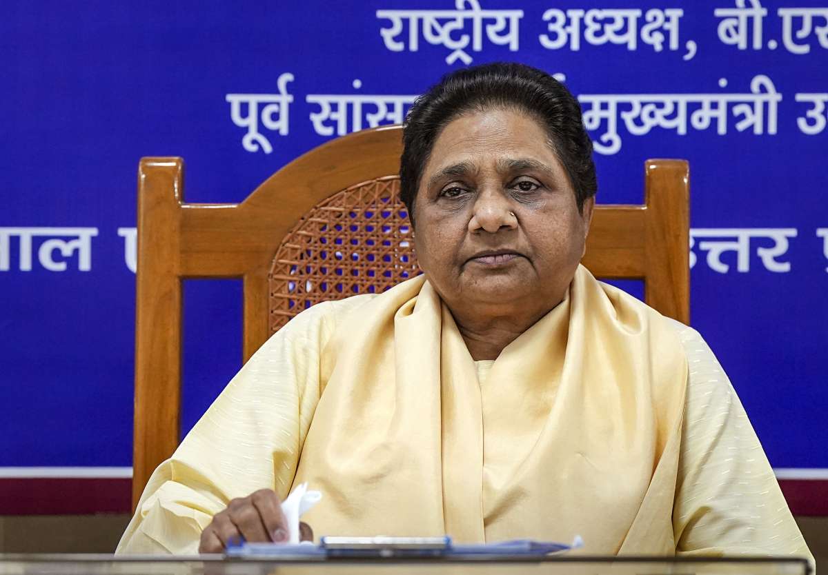 Mayawati Criticises Suspension Of Mps Mimicry Of Rajya Sabha Chairman