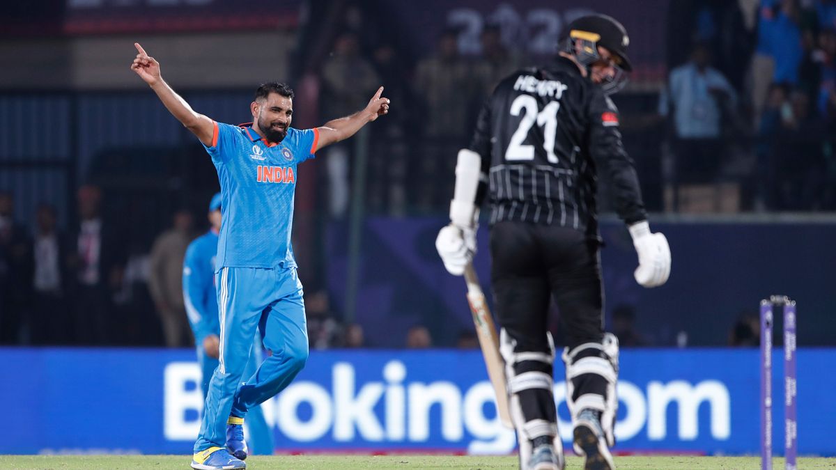 World Cup 2023: Mohammed Shami sends stumps flying with precision on ...