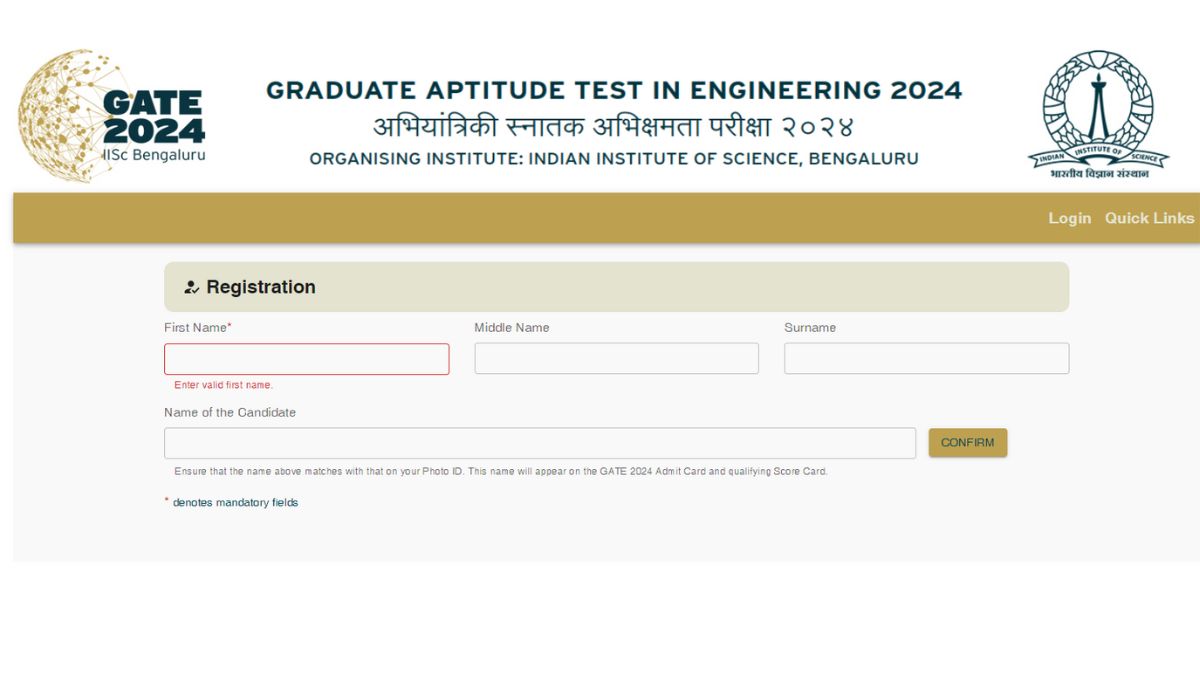 GATE 2024 registration closing today without late fee, check how to ... GATE 2024 registration closing today without late fee, check how to ...