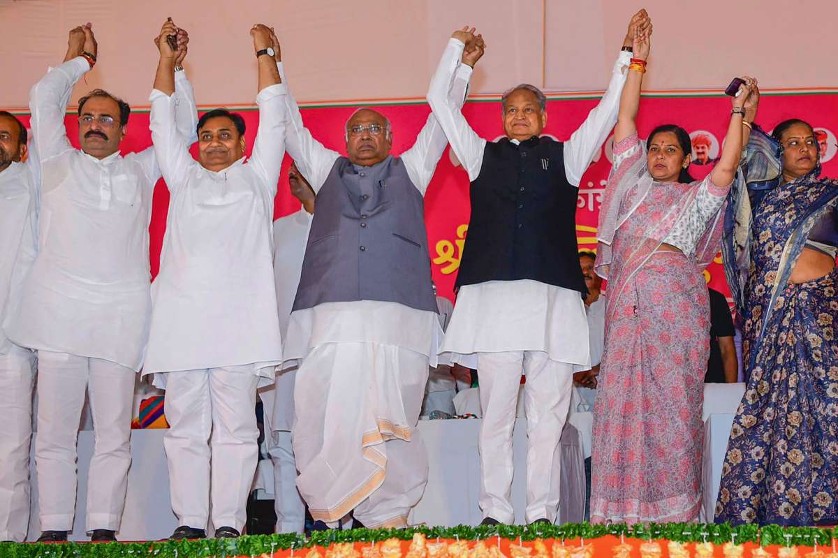 Congress Complete Candidates List of Rajasthan Assembly Election 2023 ...