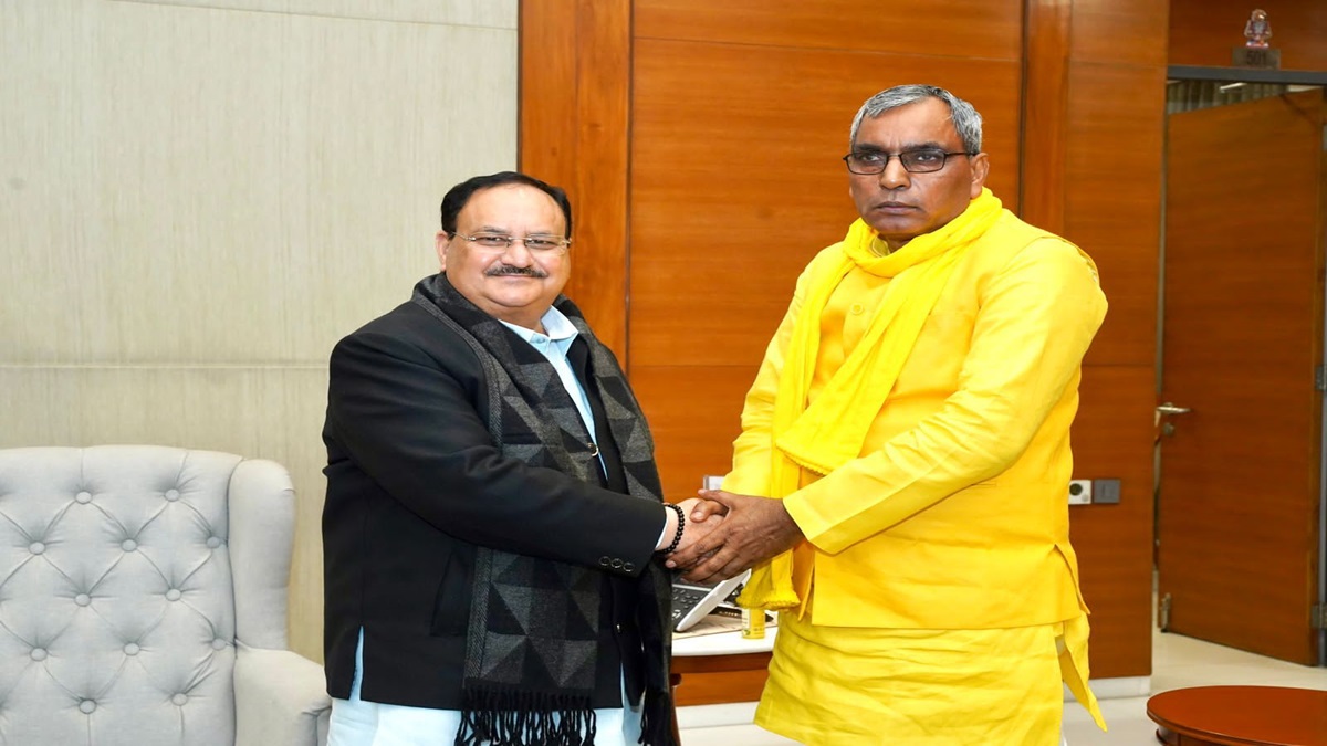 OP Rajbhar meets BJP national president JP Nadda in Delhi latest ...