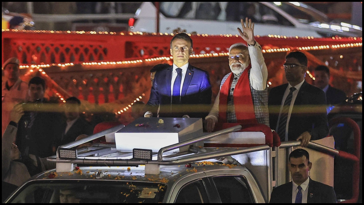 Macron India Visit Highlights Pm Modi Greets French President As He