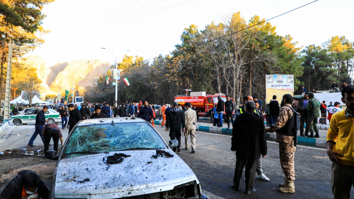 Islamic State Claims Responsibility For Twin Blasts In Iran Resulting