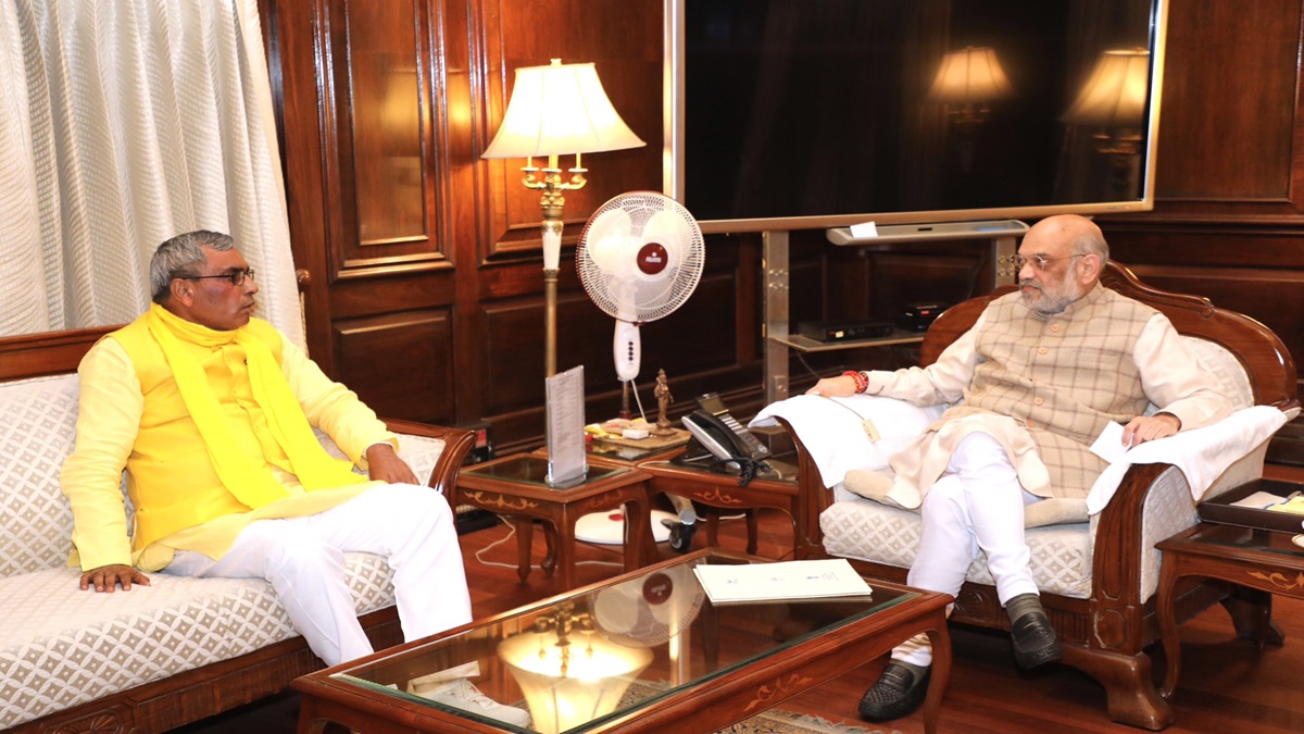 UP leader OP Rajbhar meets Amit Shah, discusses key issues ahead of ...