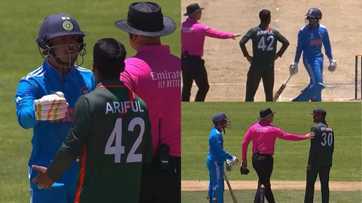 WATCH: Indian captain Uday Saharan gets into heated on-field spat with ...