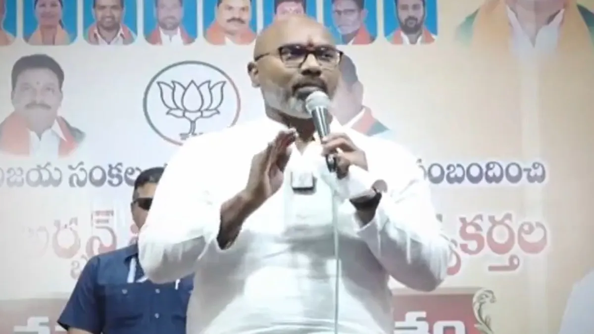 Telangana BJP MP stokes controversy, says, 'Vote for BJP, otherwise you will go to hell ...