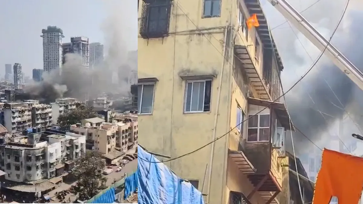 Mumbai: Fire breaks out at second-floor of building in Kamathipur in ...