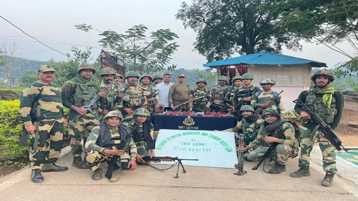 Security forces bust Naxal arms workshop in Odisha, recover country ...