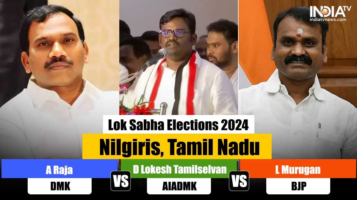 Nilgiris Lok Sabha Election 2024: BJP's L Murugan to face DMK's A Raja, AIADMK's Lokesh ...