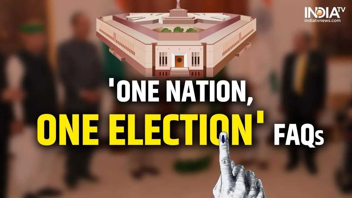 FAQs or Frequently Asked Questions on 'One Nation, One Election' after ...