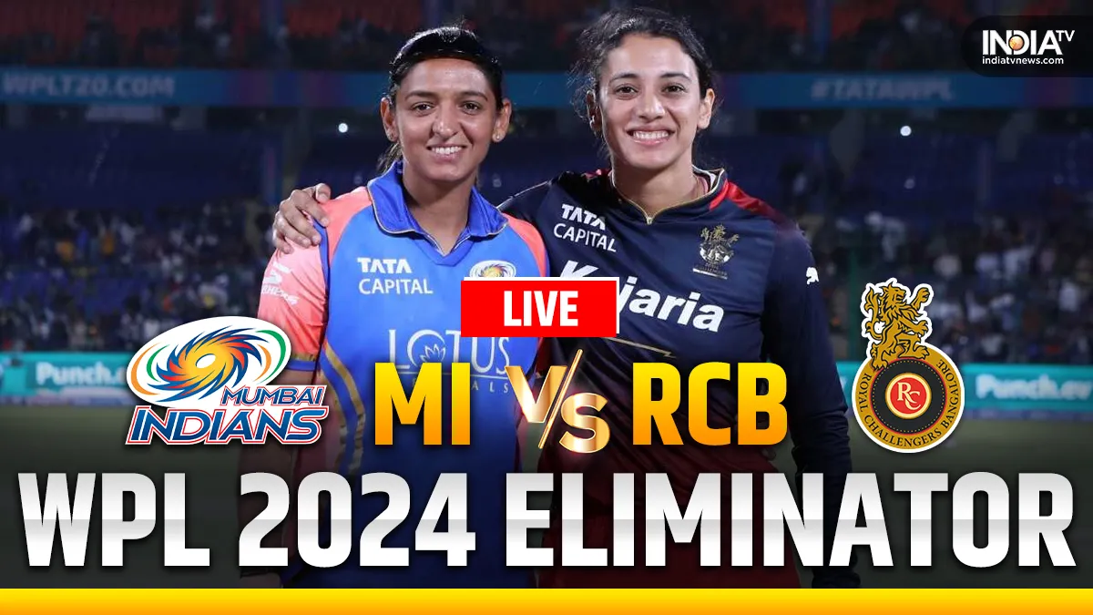 MI vs RCB live score WPL 2024 Eliminator: Mumbai Indians vs Royal ...