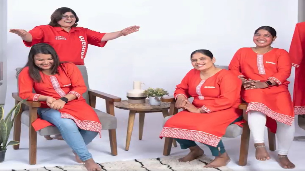 Zomato women delivery partners get kurta as new uniform in viral video ...