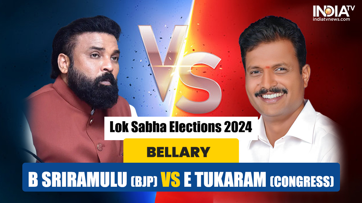 Bellary Lok Sabha Election 2024: Congress's E Tukaram to take on BJP's B Sriramulu | Karnataka ...