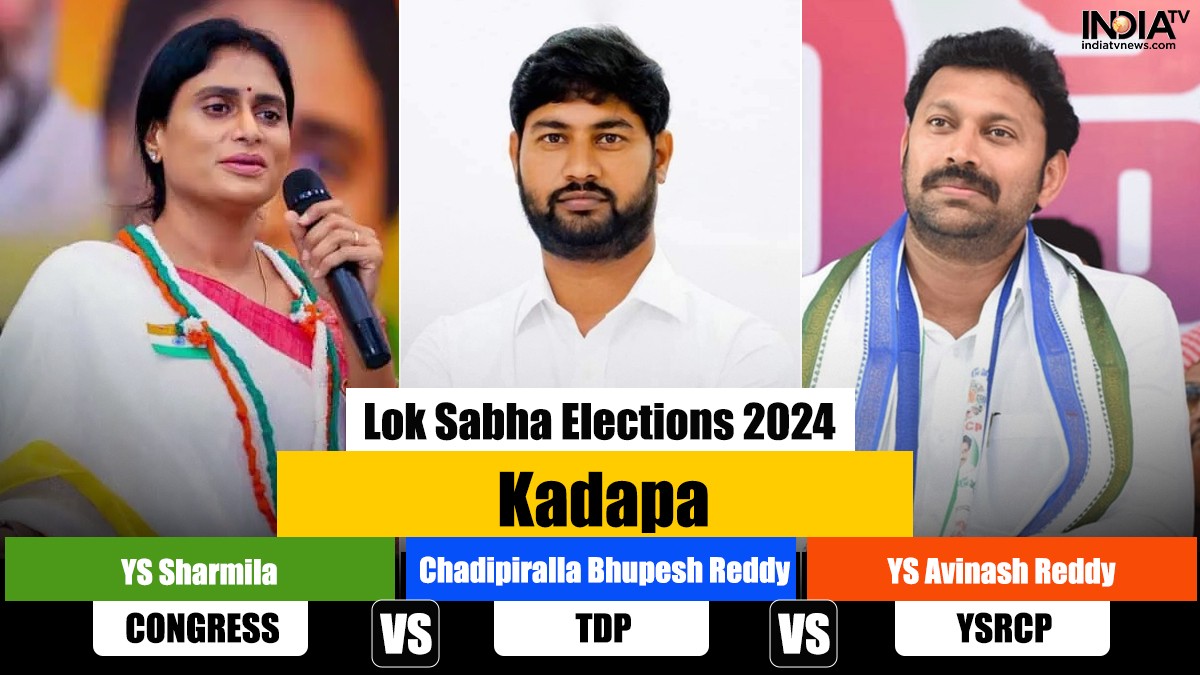 Kadapa Lok Sabha election 2024: YS Sharmila vs Chadipiralla Bhupesh ...