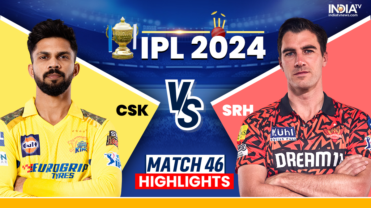 CSK vs SRH Live Score IPL 2024: Chennai Super Kings vs Sunrisers Hyderabad free streaming, match ...