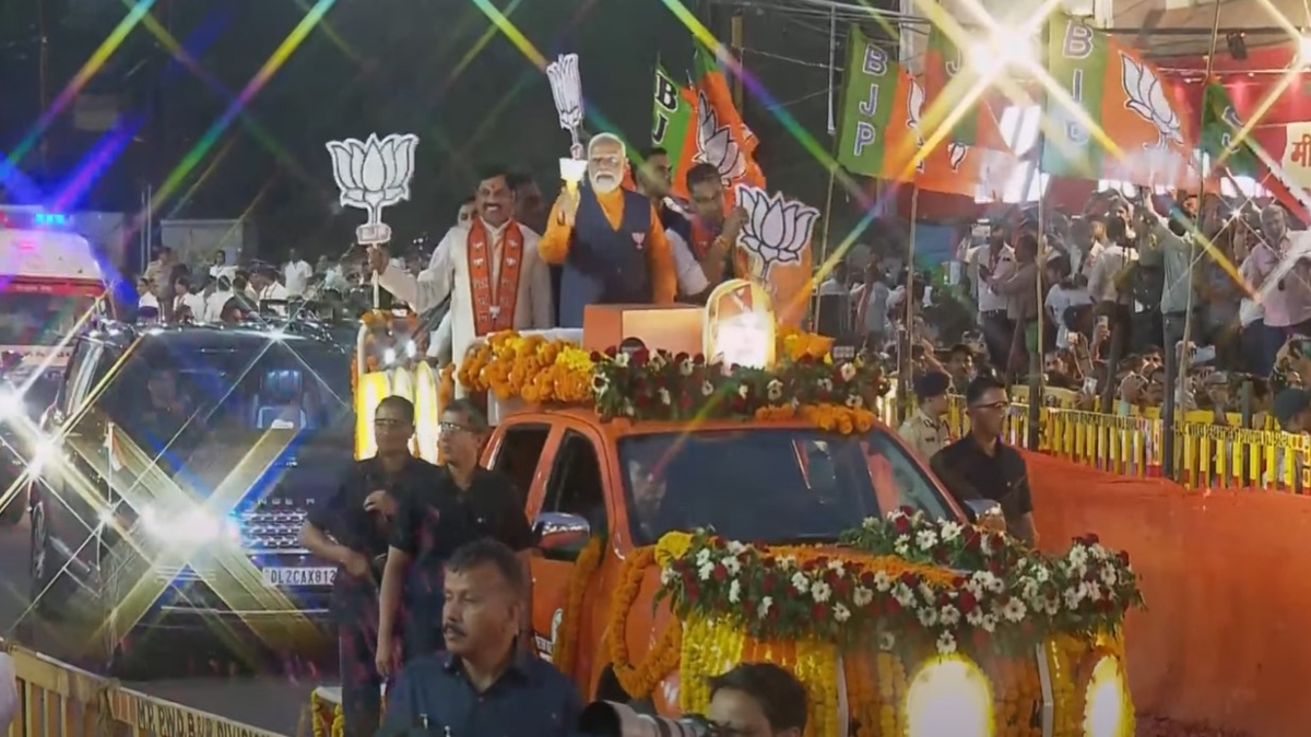 Lok Sabha Elections 2024: PM Modi holds roadshow in Madhya Pradesh's Jabalpur | WATCH | Madhya ...