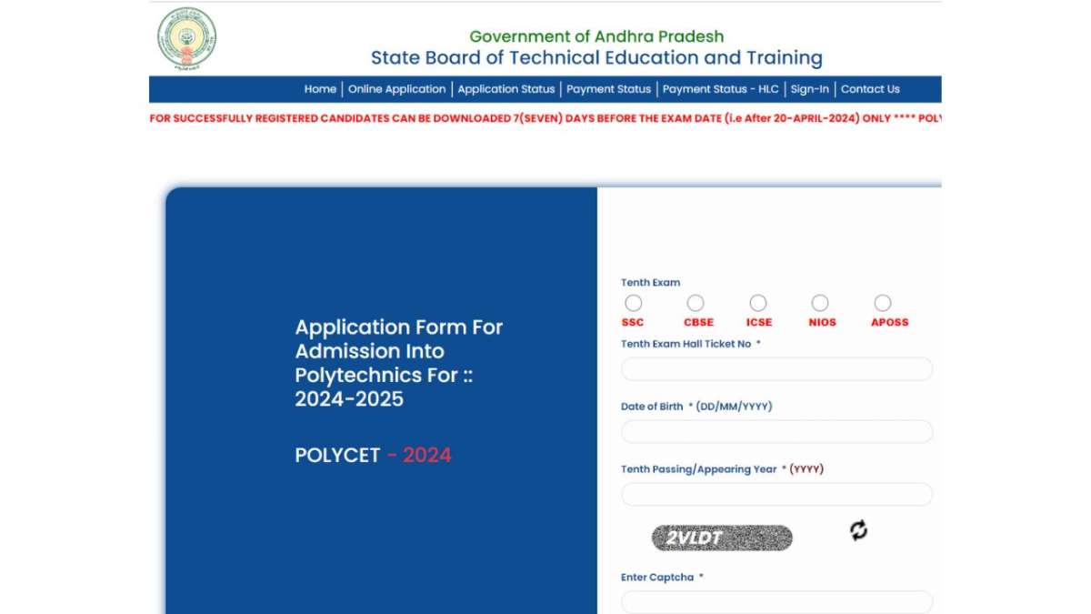 AP POLYCET 2024 registration closes today, here's how to apply | Higher ...