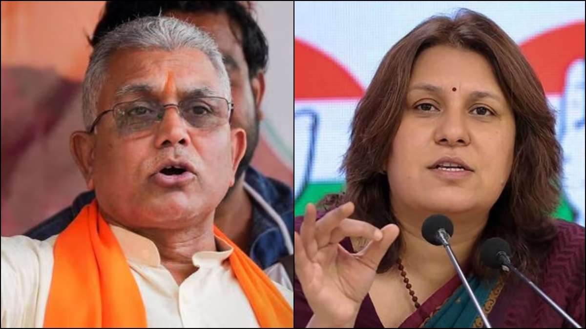 EC ensures BJP MP Dilip Ghosh and Congress leader Supriya Shrinate over derogatory remarks ...
