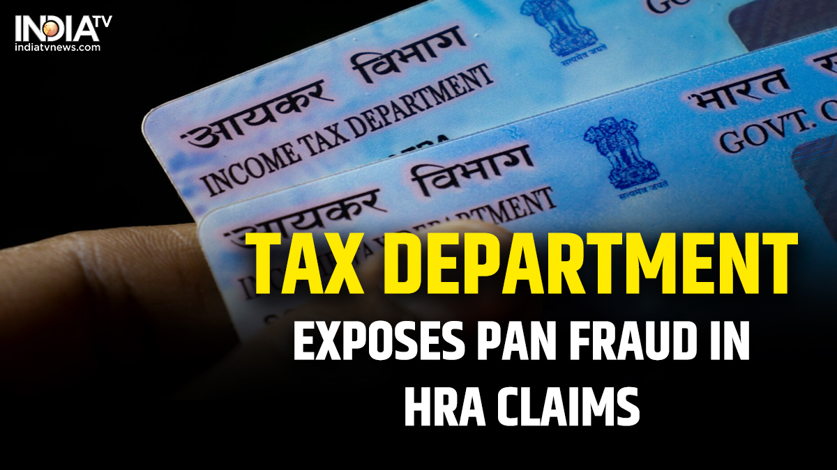 Income tax department cracks down on PAN fraud for false HRA claims ...