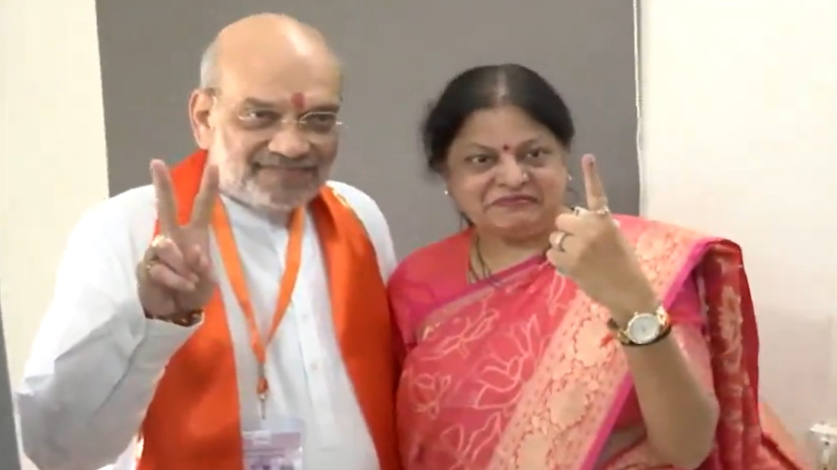 Lok Sabha Elections 2024: Amit Shah casts vote in Ahmedabad, urges people to elect 'stable govt ...