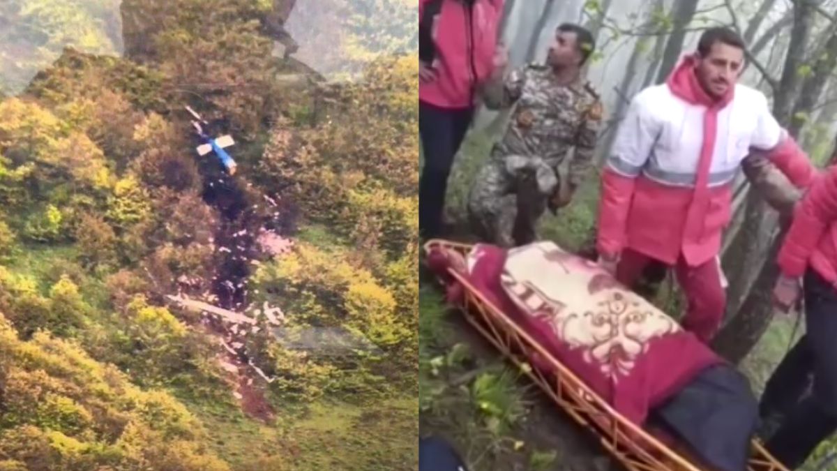 VIDEO: First visual of bodies transferred from helicopter crash site ...