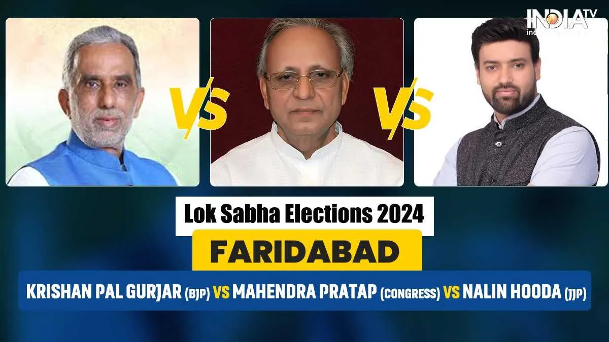 Faridabad Lok Sabha Elections 2024: BJP's Krishan Pal eyes hat trick ...