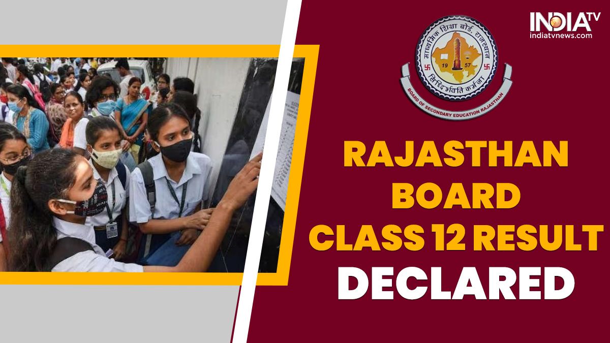 Rajasthan Board RBSE Result 2024 out for class 12, check stream-wise ...