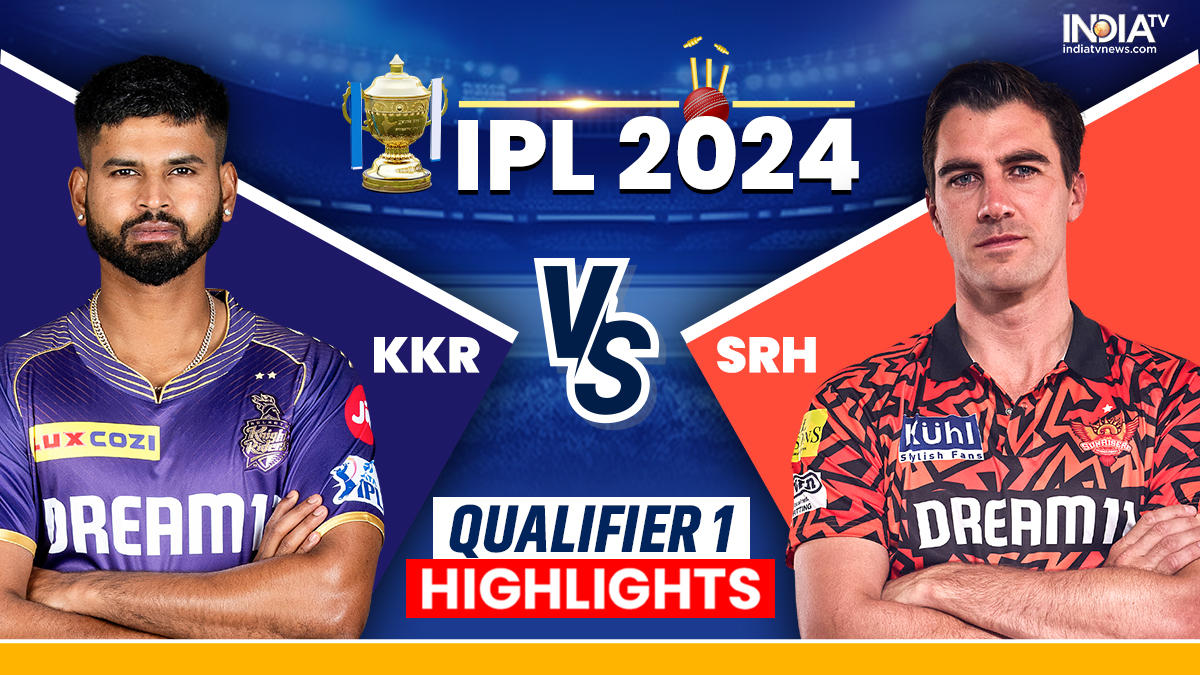KKR vs SRH Live Score IPL 2024 Qualifier 1: Kolkata Knight Riders vs Sunrisers Hyderabad ...