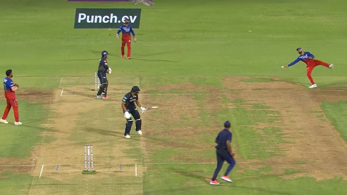 WATCH | Virat Kohli's precise direct-hit ends Shahrukh Khan's brilliant innings in RCB vs GT ...