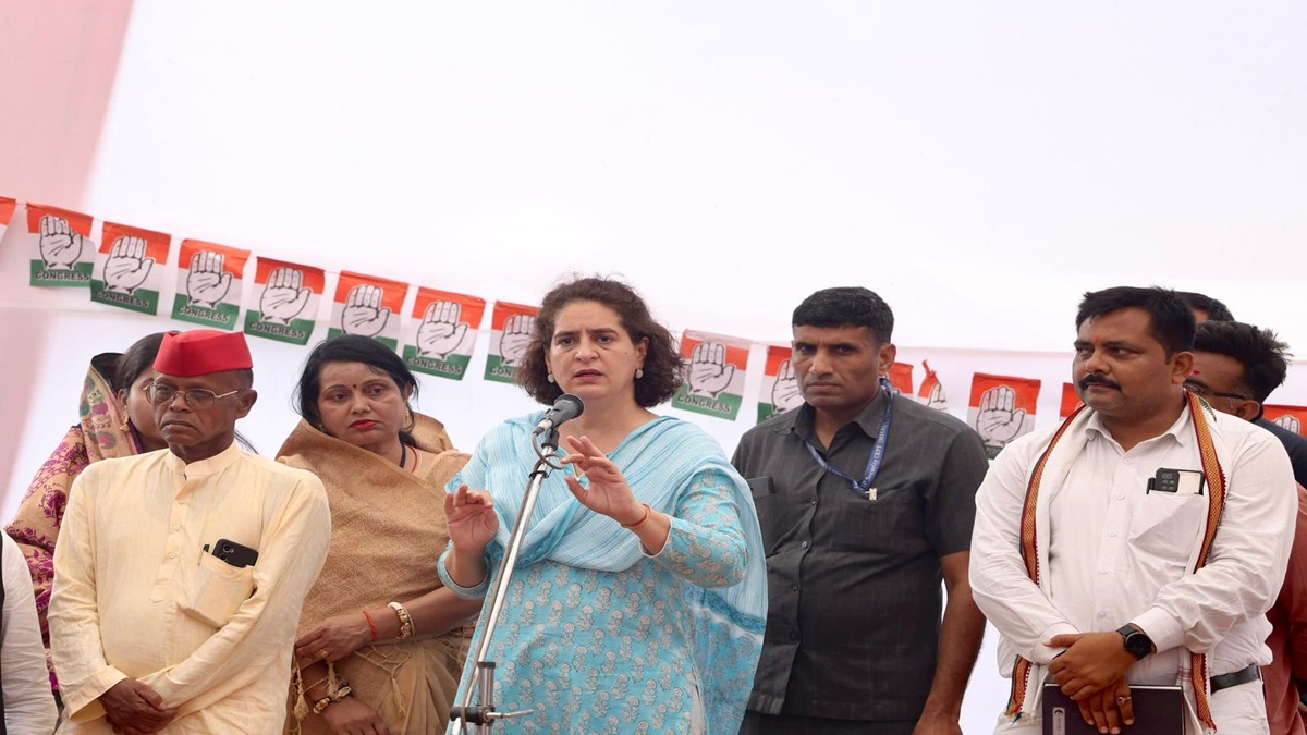 Asaduddin Owaisi working directly with BJP Priyanka Gandhi hits out at Hyderabad MP aimim chief ...