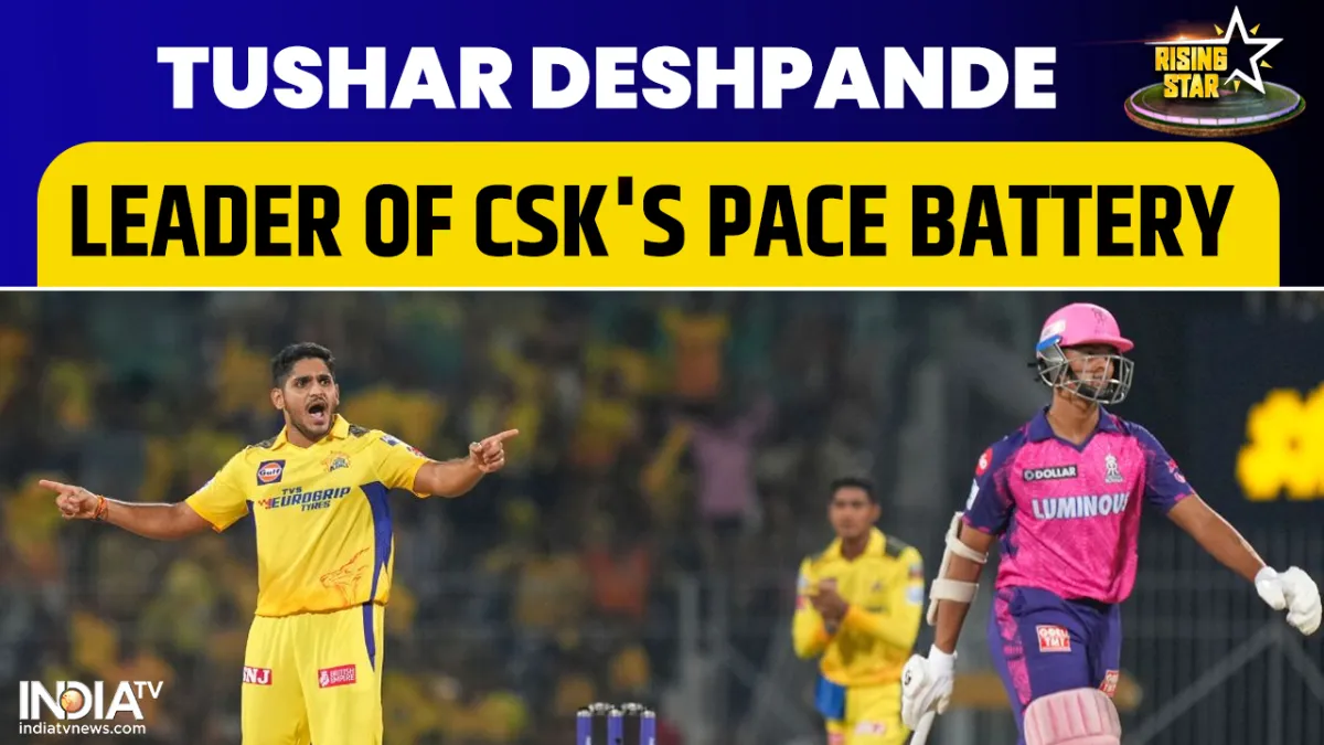 IPL Rising Star: Tushar Deshpande, vital cog in CSK's pace battery ...