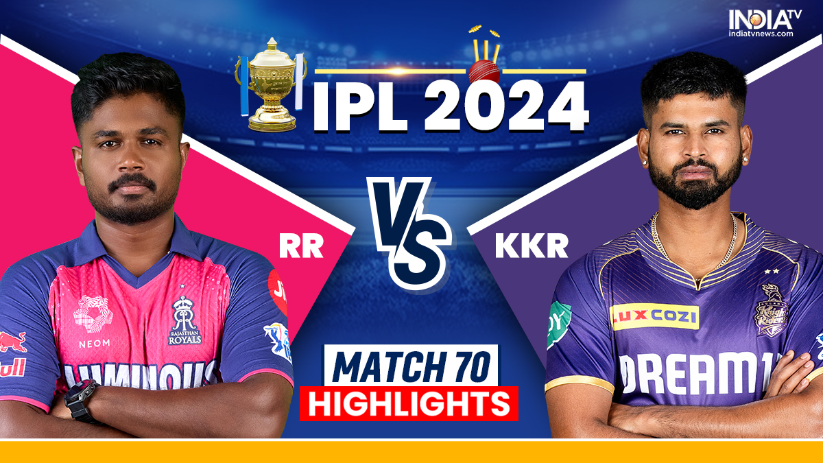 RR vs KKR Live Score IPL 2024: Rajasthan Royals vs Kolkata Knight ...