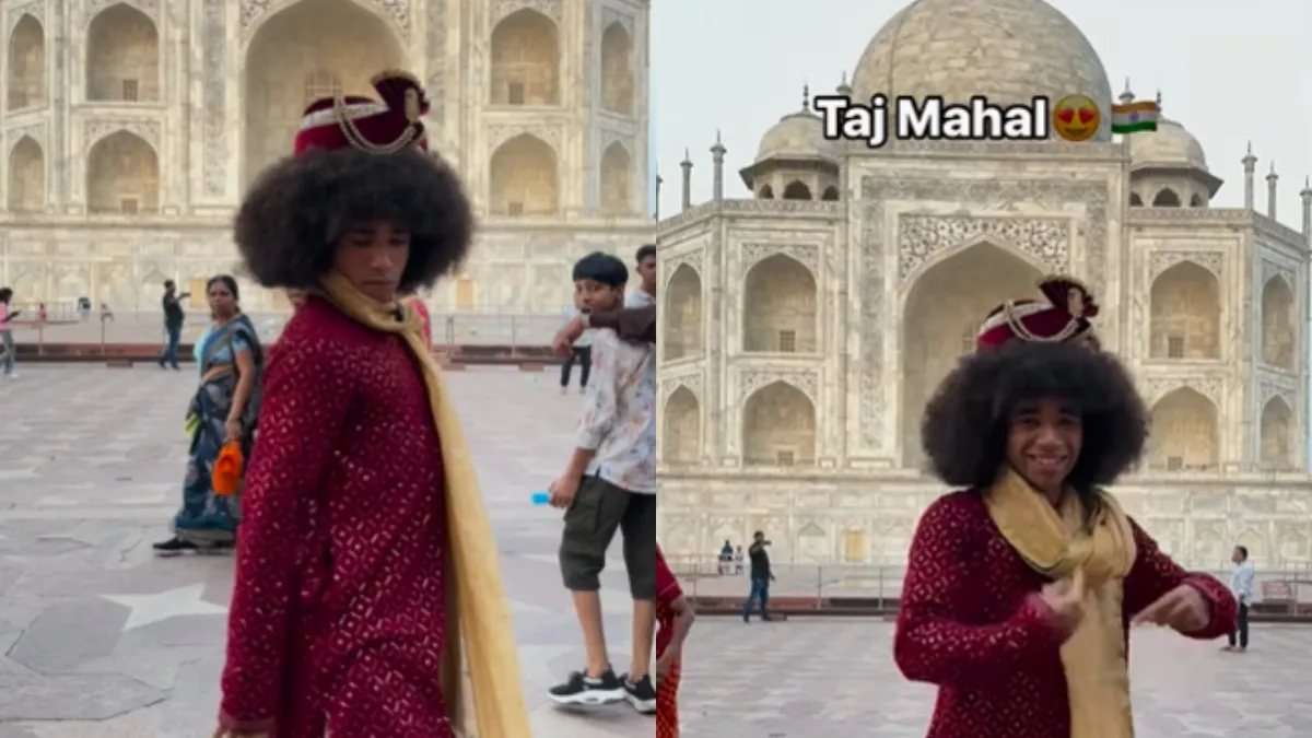 'Felt like a prince': German influencer's dance video from Taj Mahal ...