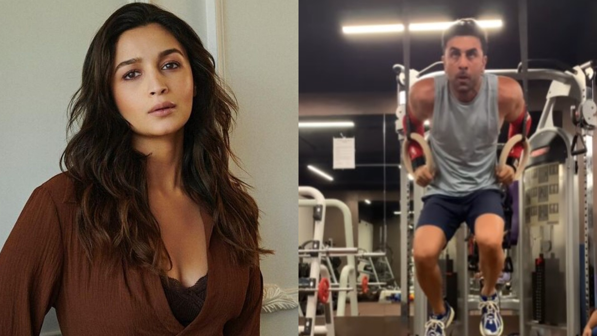 Alia Bhatt's cute reaction to Ranbir Kapoor's intense fitness training ...
