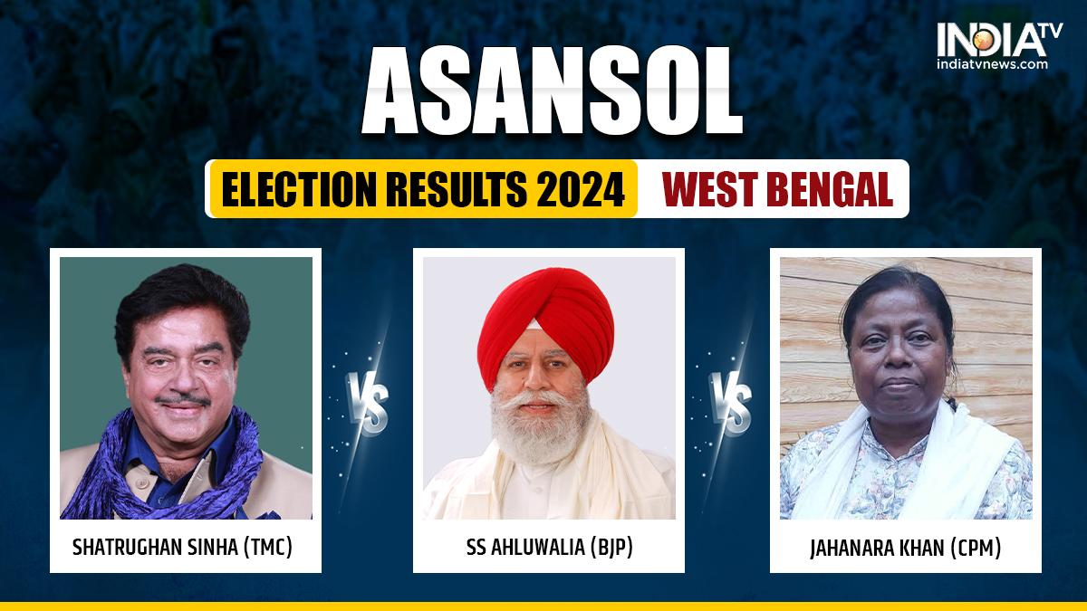 Asansol Lok Sabha Election Results 2024: Shatrughan Sinha emerges at the top, defeats BJP's SS ...